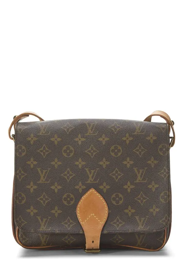 LOUIS VUITTON Monogram Canvas Cartouchiere Bag - Brown