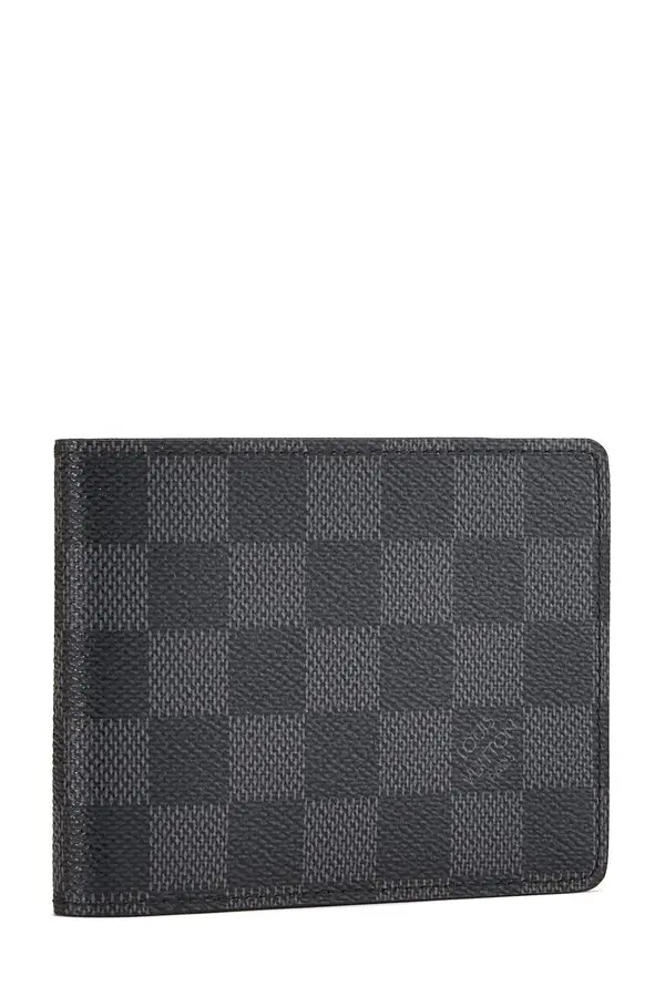 LOUIS VUITTON Damier Graphite Marco Wallet - Black