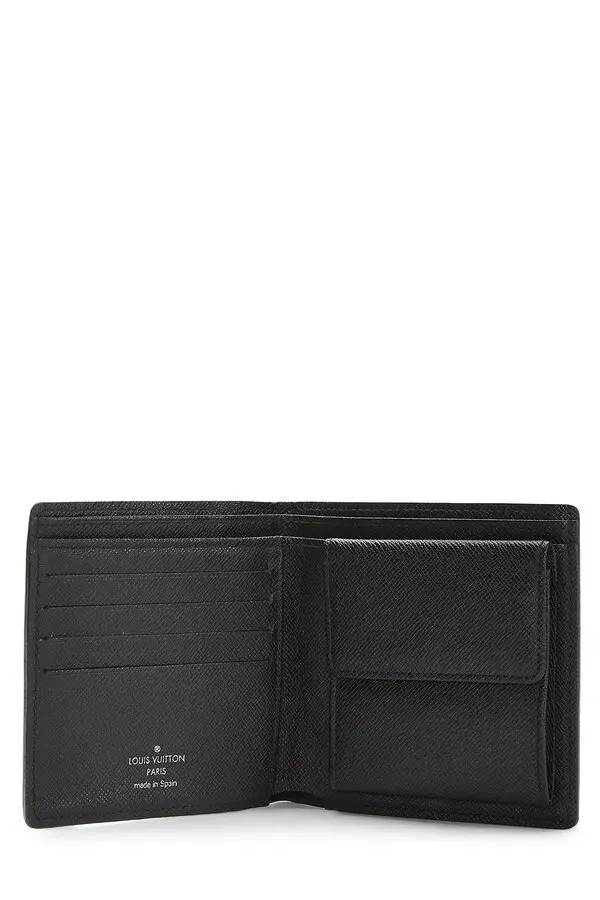 LOUIS VUITTON Damier Graphite Marco Wallet - Black
