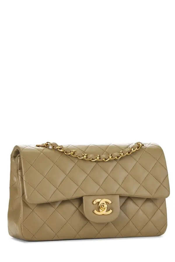 Chanel Quilted Lambskin Classic Double Flap Small Shoulder Bag