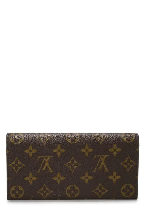 LOUIS VUITTON Monogram Canvas Emilie Wallet - Pink