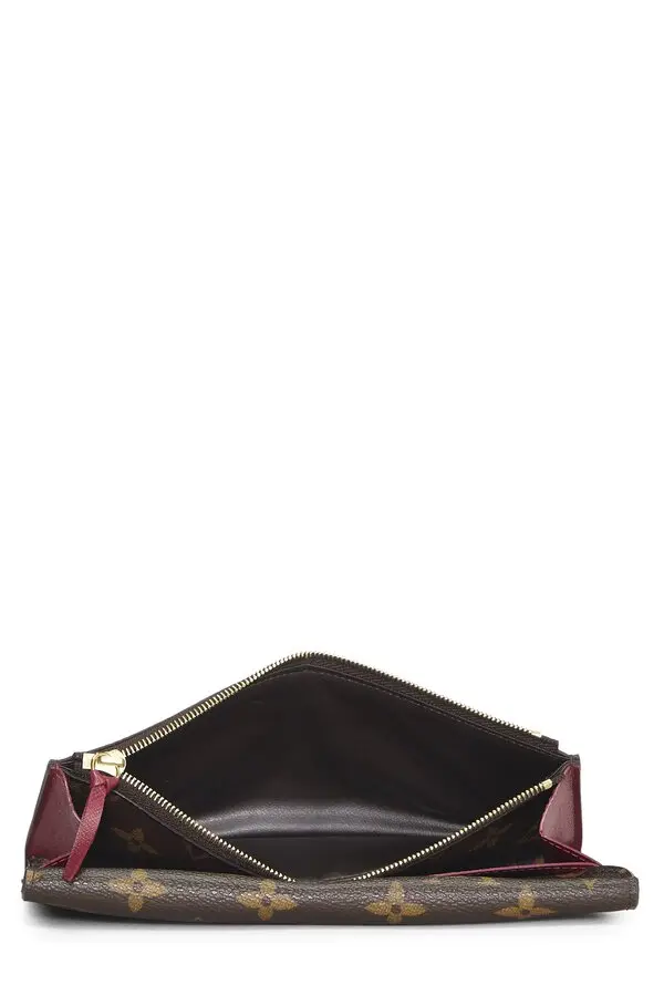 LOUIS VUITTON Monogram Canvas Emilie Wallet - Pink