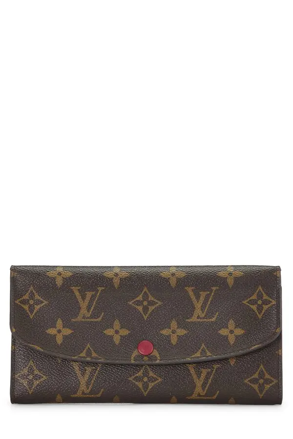 LOUIS VUITTON Monogram Canvas Emilie Wallet - Pink