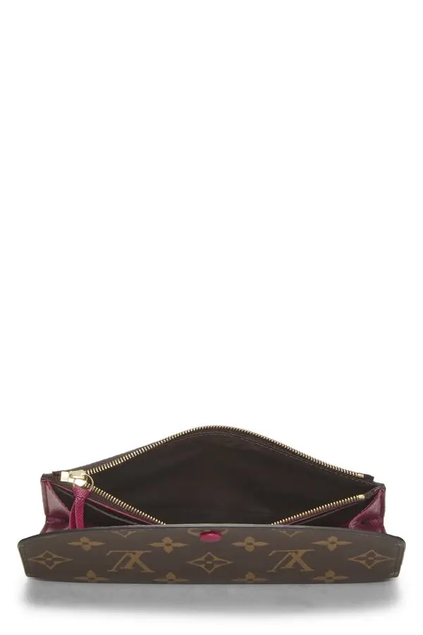 LOUIS VUITTON Monogram Canvas Emilie Wallet - Pink