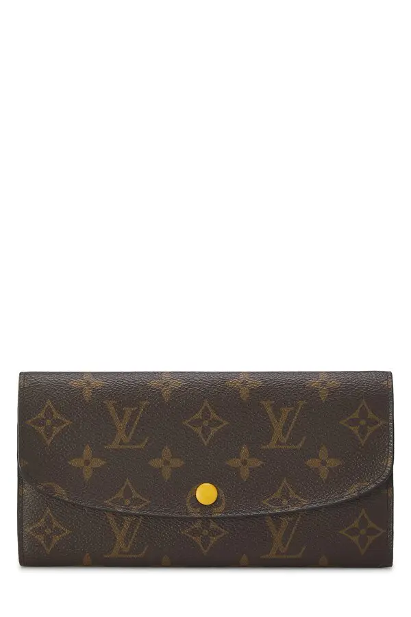 LOUIS VUITTON Monogram Canvas Emilie Wallet - Yellow