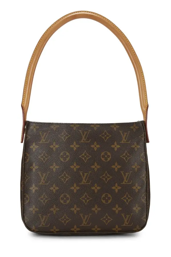 LOUIS VUITTON Monogram Canvas Looping Shoulder Bag - Brown