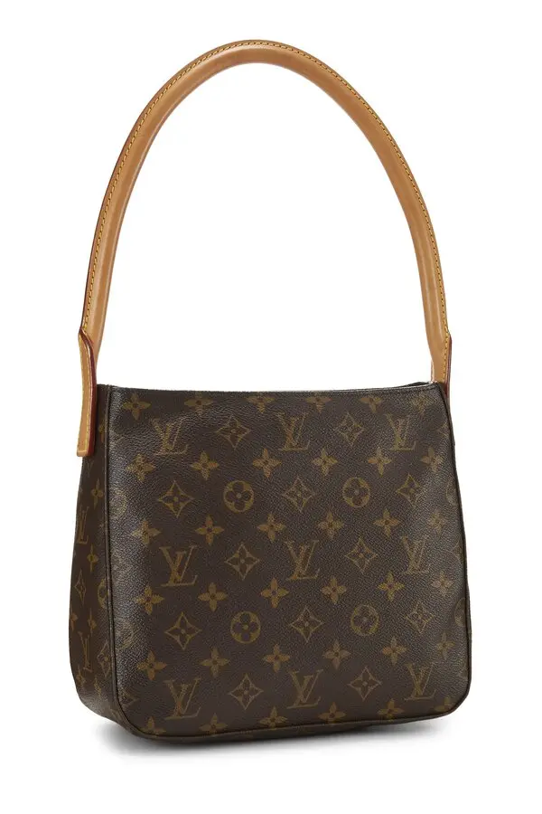 LOUIS VUITTON Monogram Canvas Looping Shoulder Bag - Brown