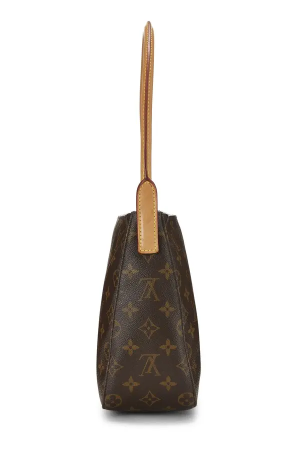 LOUIS VUITTON Monogram Canvas Looping Shoulder Bag - Brown