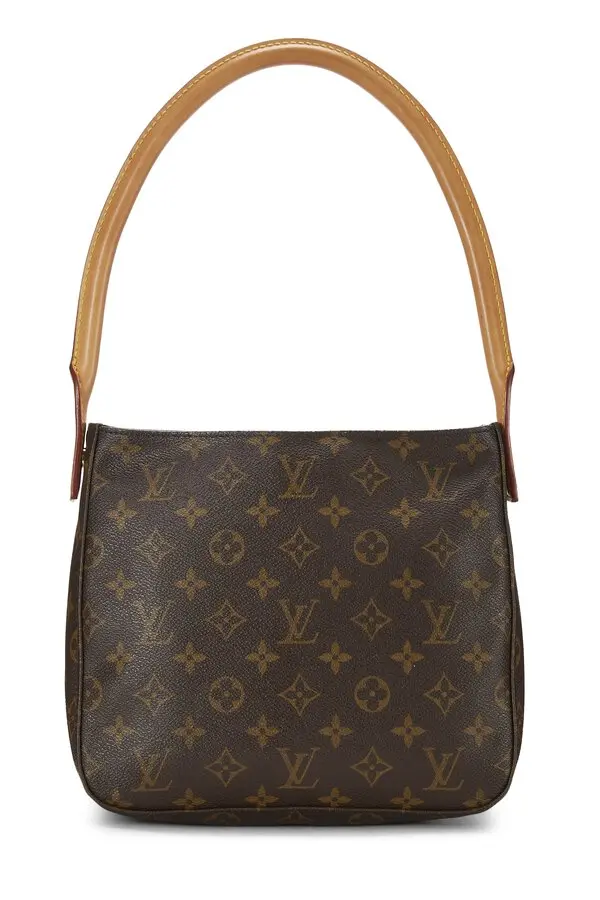 LOUIS VUITTON Monogram Canvas Looping Shoulder Bag - Brown