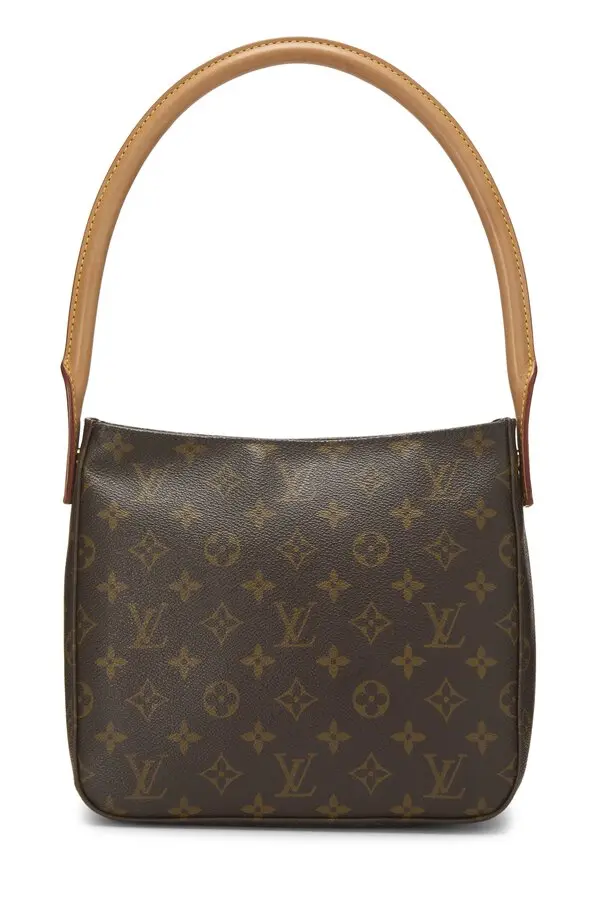 LOUIS VUITTON Monogram Canvas Looping Shoulder Bag - Brown