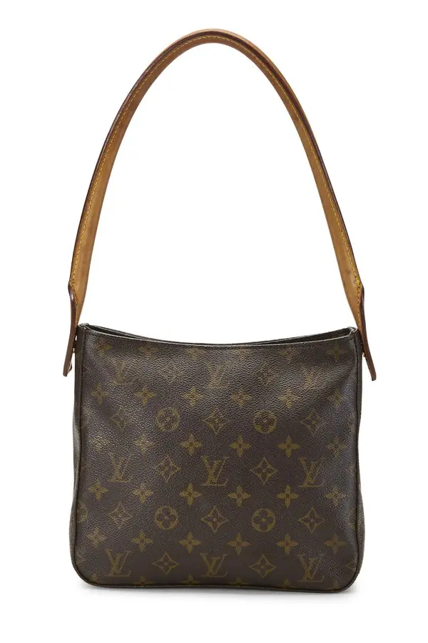 LOUIS VUITTON Monogram Canvas Looping Shoulder Bag - Brown