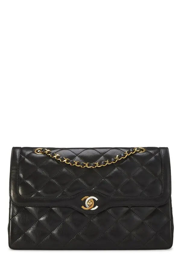 Chanel Quilted Lambskin Paris Limited Double Flap Jumbo