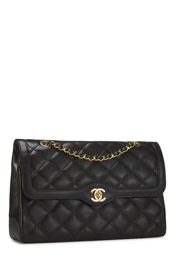 Chanel Quilted Lambskin Paris Limited Double Flap Jumbo