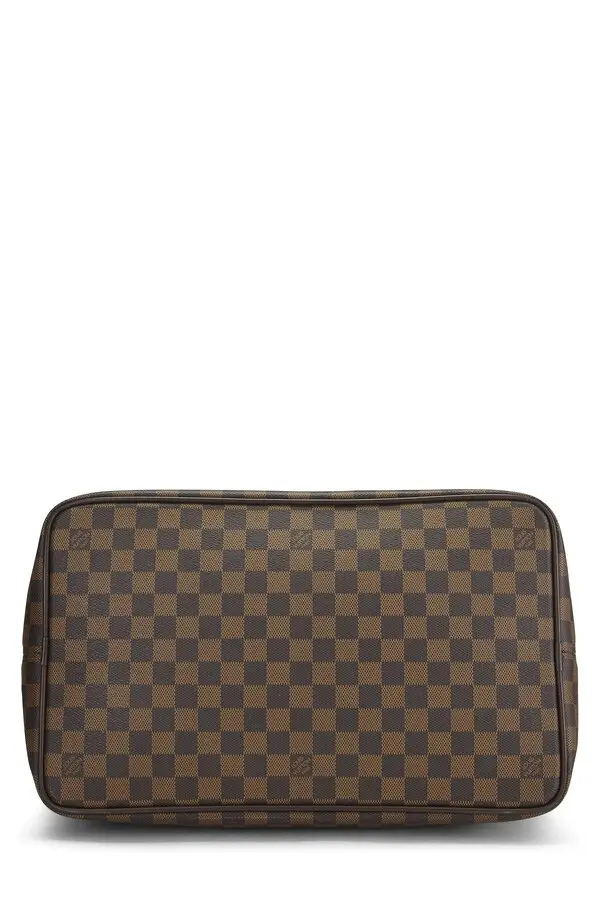 LOUIS VUITTON Damier Ebene Greenwich Duffle - Brown