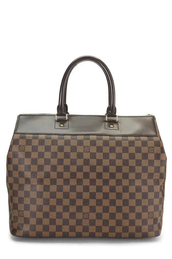 LOUIS VUITTON Damier Ebene Greenwich Duffle - Brown
