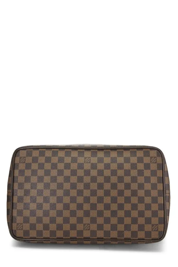 LOUIS VUITTON Damier Ebene Greenwich Duffle - Brown