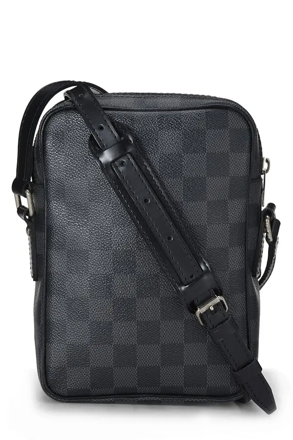 LOUIS VUITTON Damier Graphite Rem Crossbody - Black