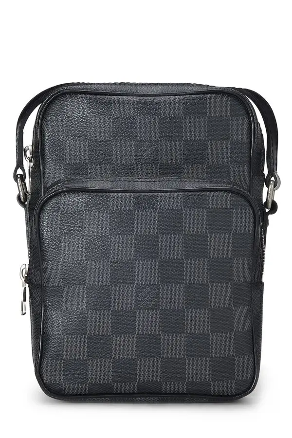 LOUIS VUITTON Damier Graphite Rem Crossbody - Black