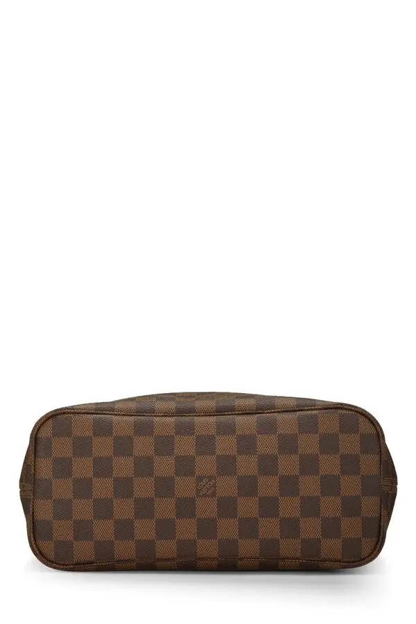 LOUIS VUITTON Damier Ebene Tote - Brown