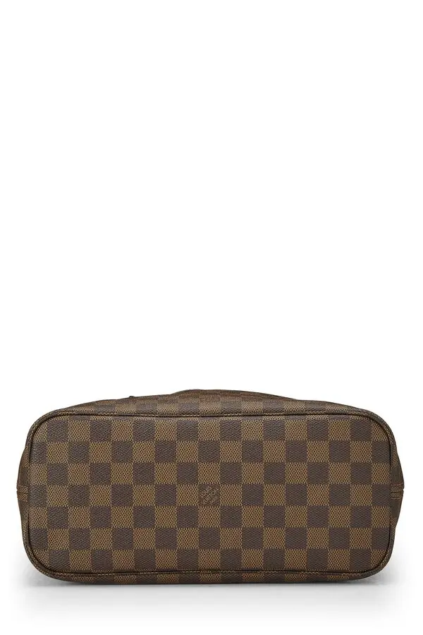 LOUIS VUITTON Damier Ebene Tote - Brown