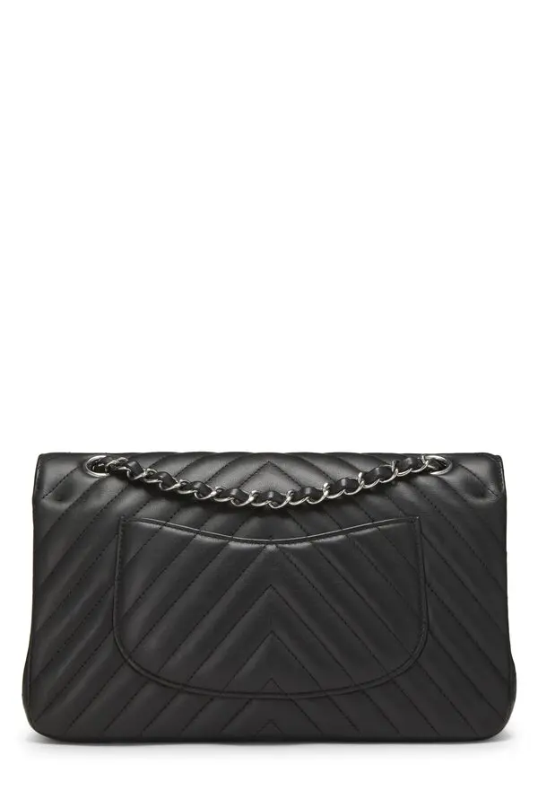 Chanel Chevron Lambskin Classic Double Flap Medium