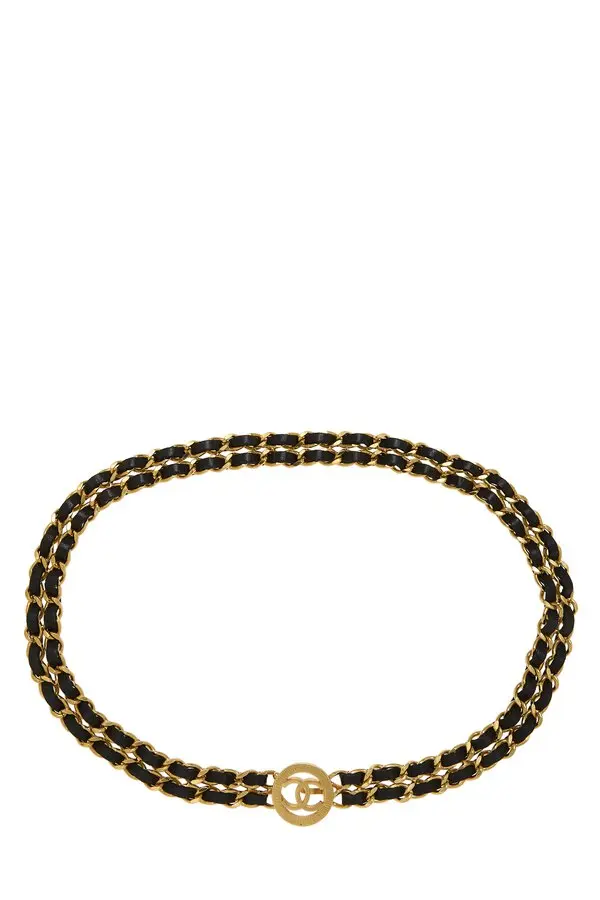 Chanel Plated Chain Belt - Black