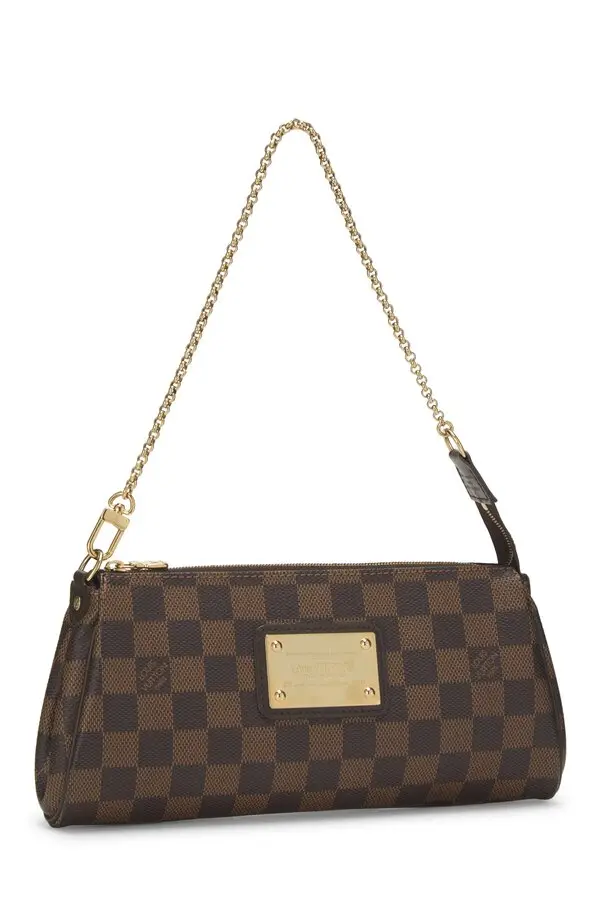 LOUIS VUITTON Damier Ebene Eva - Brown