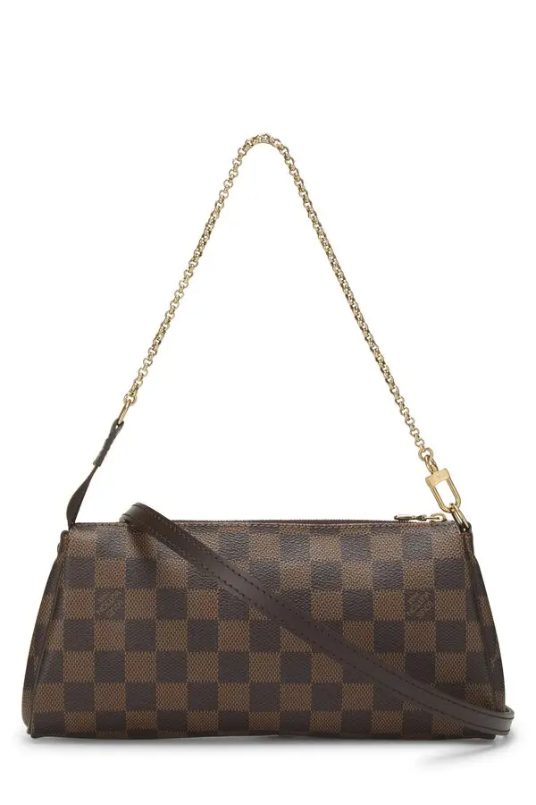 LOUIS VUITTON Damier Ebene Eva - Brown
