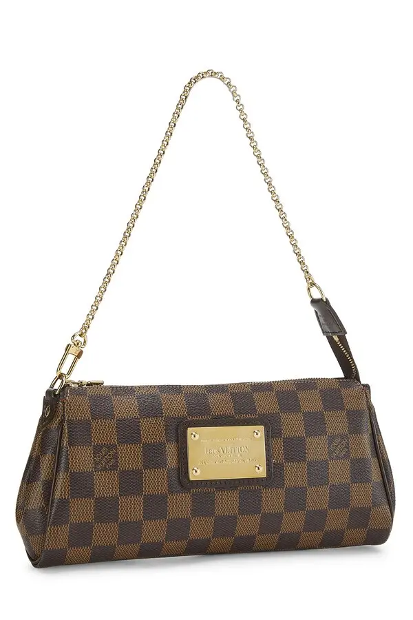 LOUIS VUITTON Damier Ebene Eva - Brown