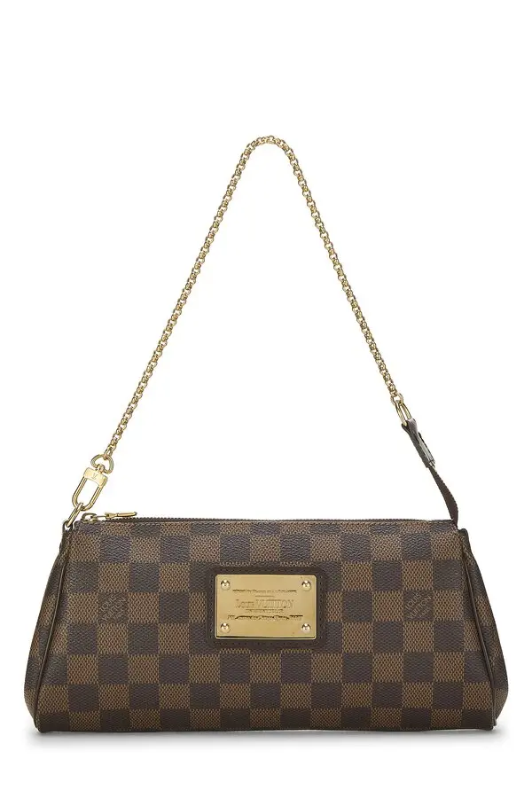 LOUIS VUITTON Damier Ebene Eva - Brown