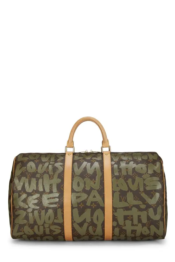 LOUIS VUITTON Stephen Sprouse X Monogram Graffiti Keepall 50