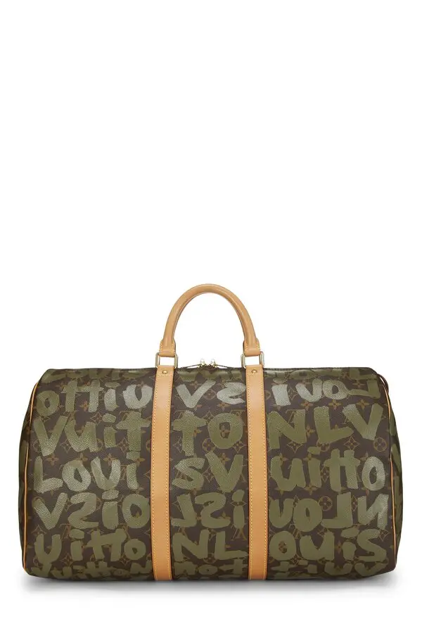 LOUIS VUITTON Stephen Sprouse X Monogram Graffiti Keepall 50