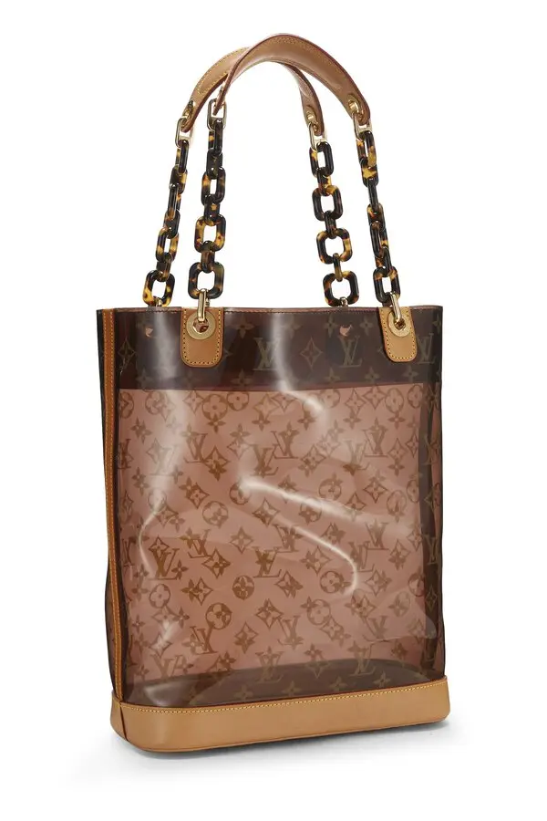 LOUIS VUITTON Monogram Ambre Vinyl Cabas