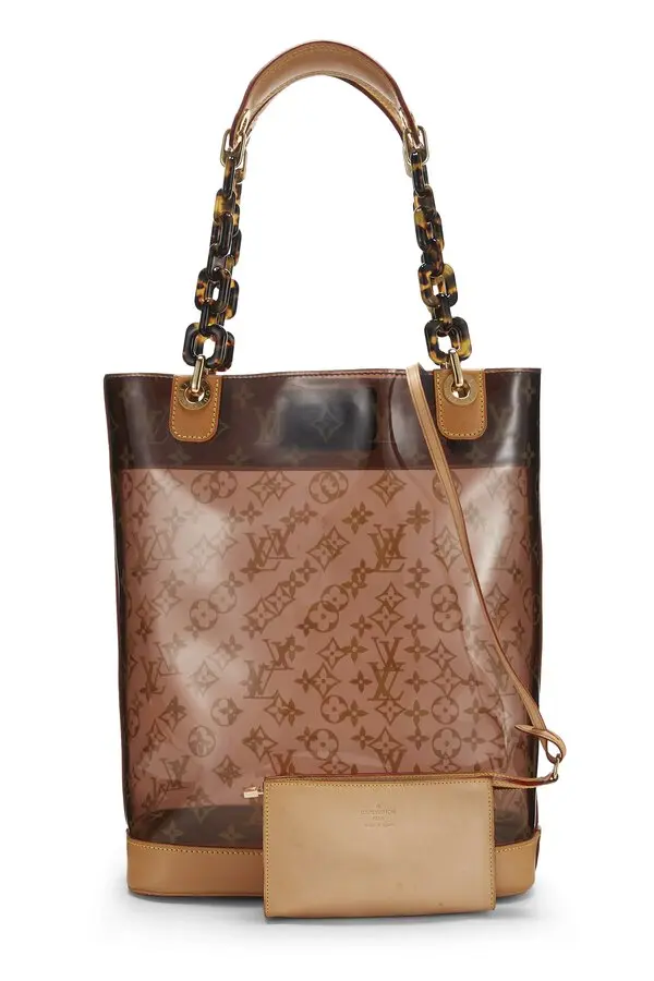 LOUIS VUITTON Monogram Ambre Vinyl Cabas