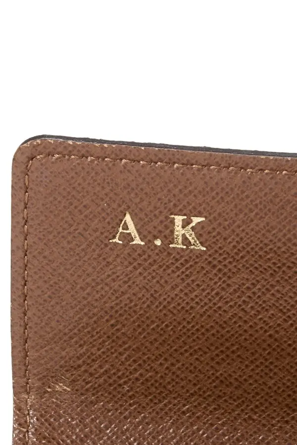 LOUIS VUITTON Monogram Canvas Sarah Wallet - Brown