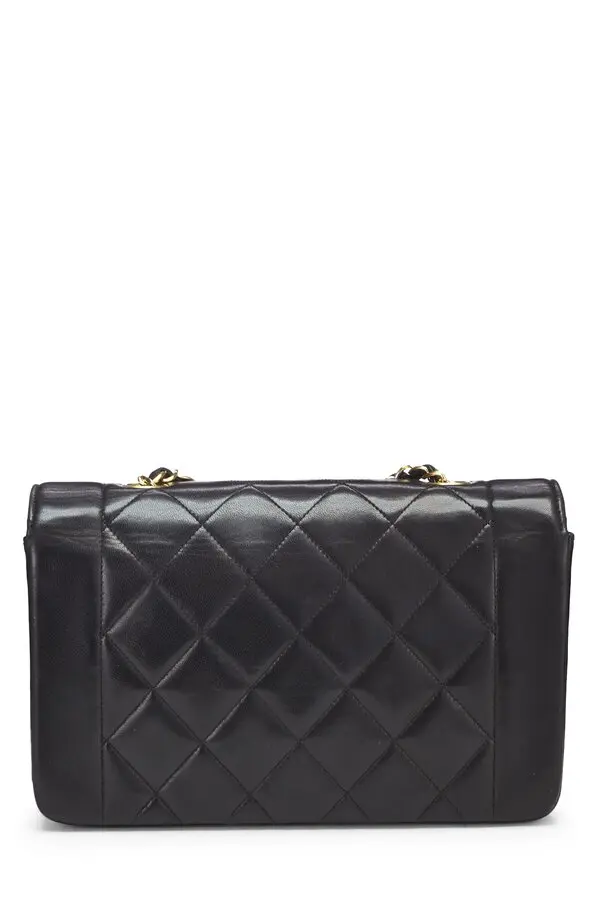 Chanel Quilted Lambskin Diana Flap