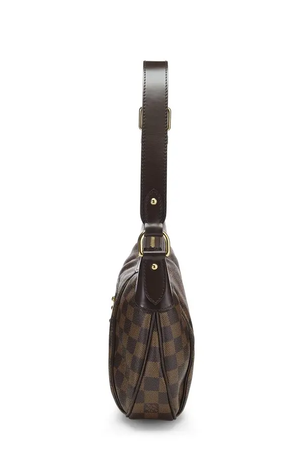 LOUIS VUITTON Damier Ebene Thames Shoulder Bag - Brown