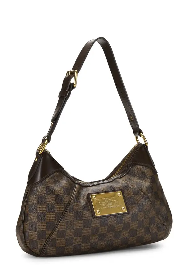 LOUIS VUITTON Damier Ebene Thames Shoulder Bag
