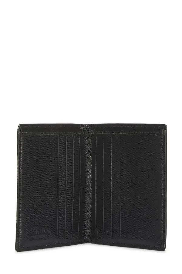 Prada Saffiano Bifold Wallet - Black