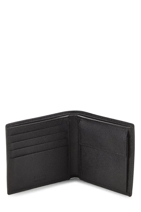 Prada Saffiano Bifold Wallet - Black