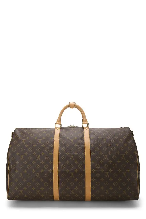 LOUIS VUITTON Monogram Keepall Bandouliere 60 - Brown
