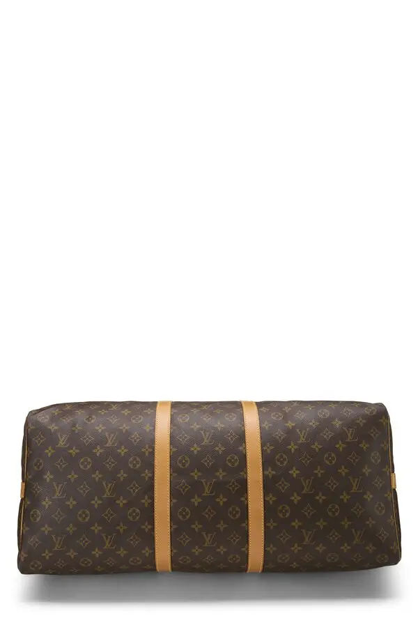 LOUIS VUITTON Monogram Keepall Bandouliere 60 - Brown
