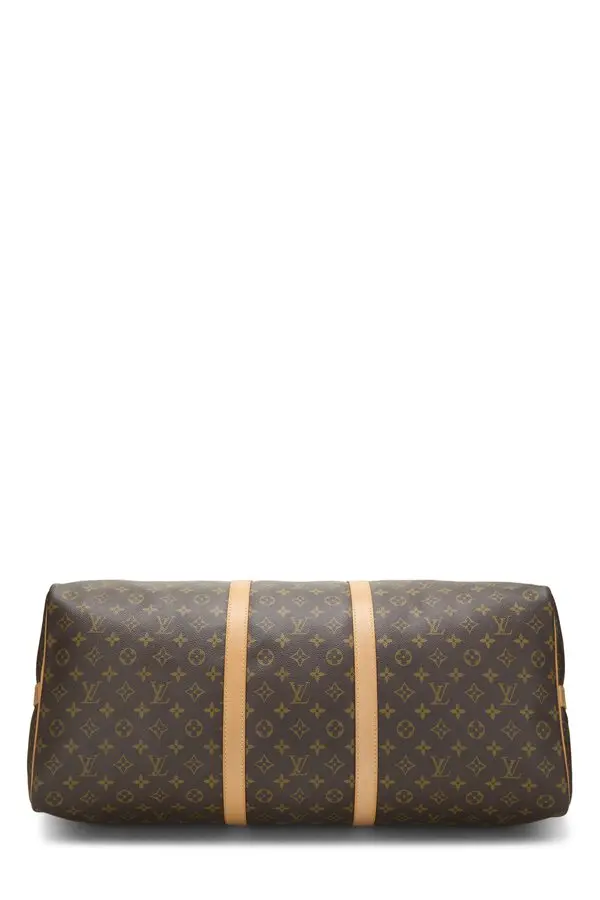LOUIS VUITTON Monogram Keepall Bandouliere 60 - Brown