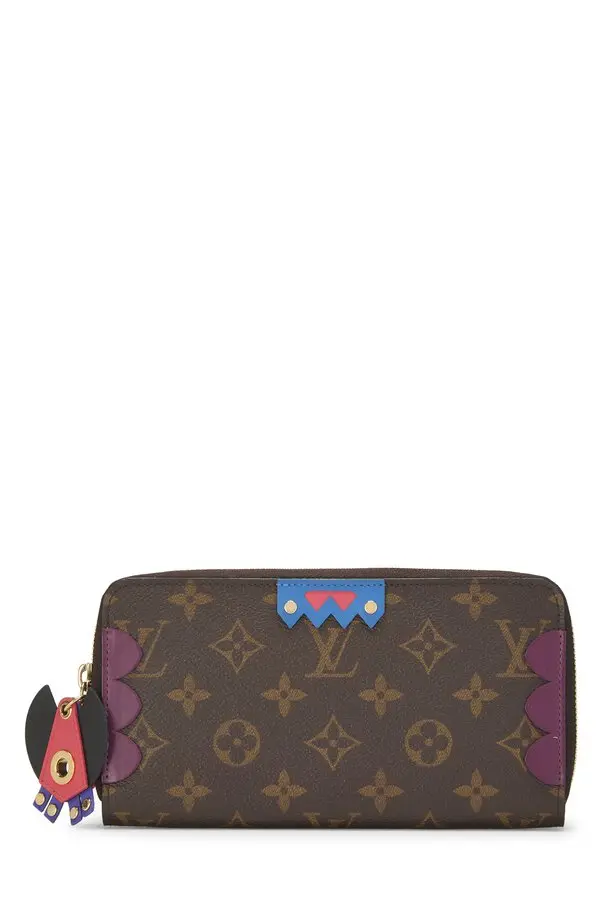 LOUIS VUITTON Monogram Canvas Totem Zippy Continental Wallet - Brown