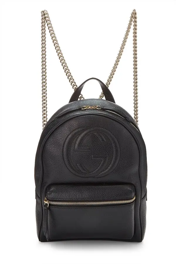 Gucci Leather Soho Chain Backpack