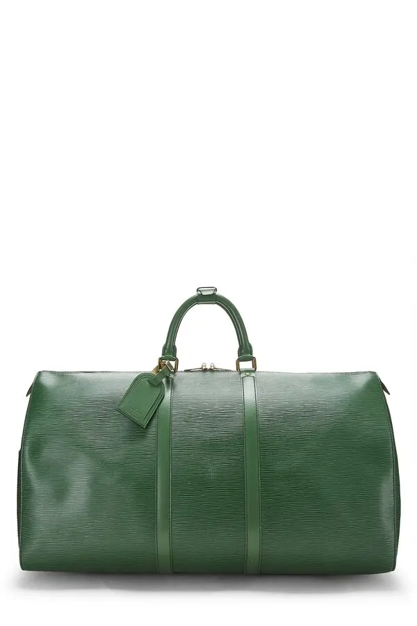 LOUIS VUITTON Borneo Epi Keepall 55 - Green