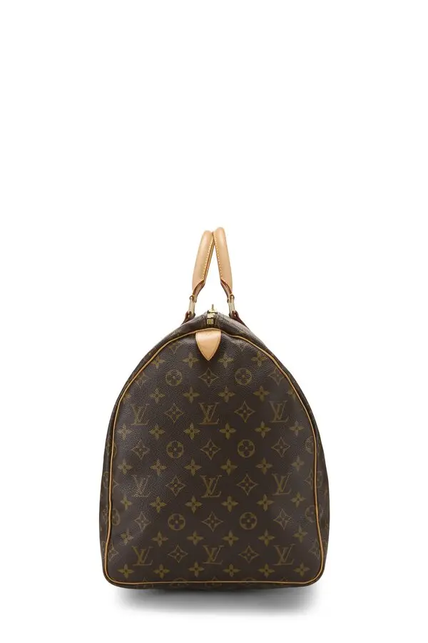 LOUIS VUITTON Monogram Keepall 55 - Brown