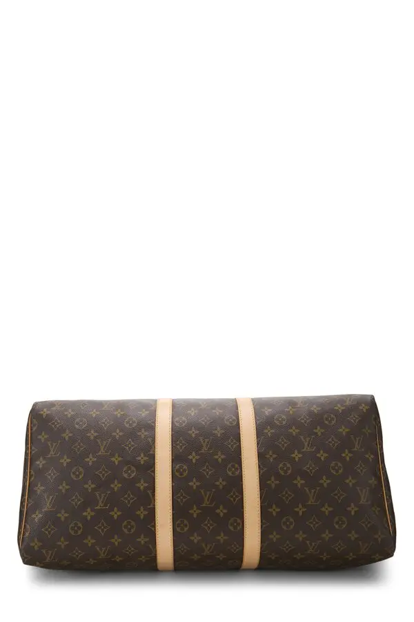 LOUIS VUITTON Monogram Keepall 55 - Brown