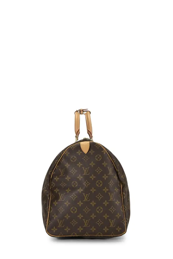 LOUIS VUITTON Monogram Keepall 55 - Brown