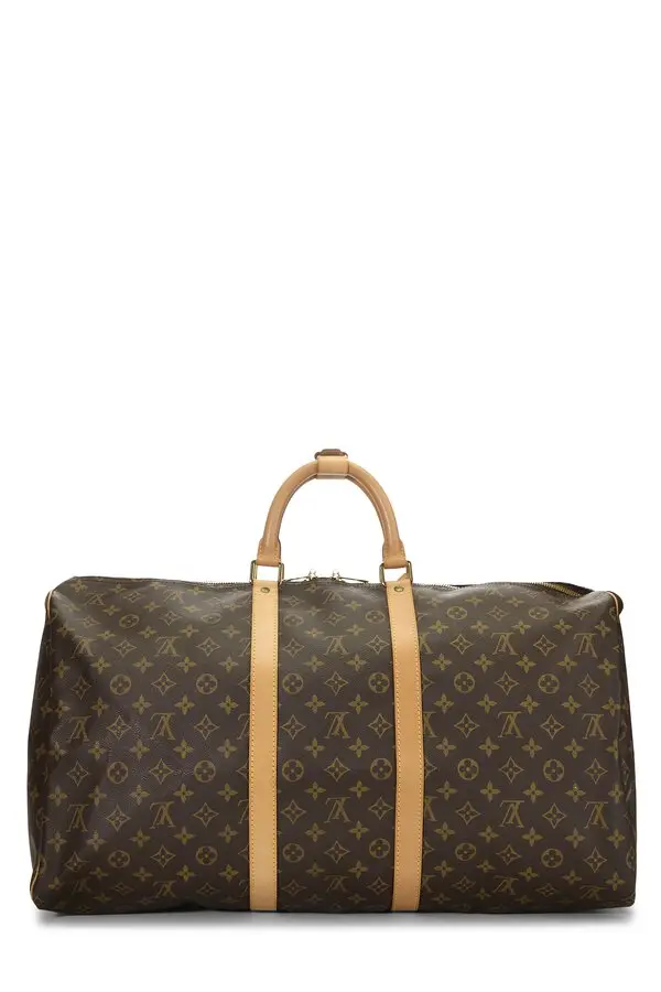 LOUIS VUITTON Monogram Keepall 55 - Brown